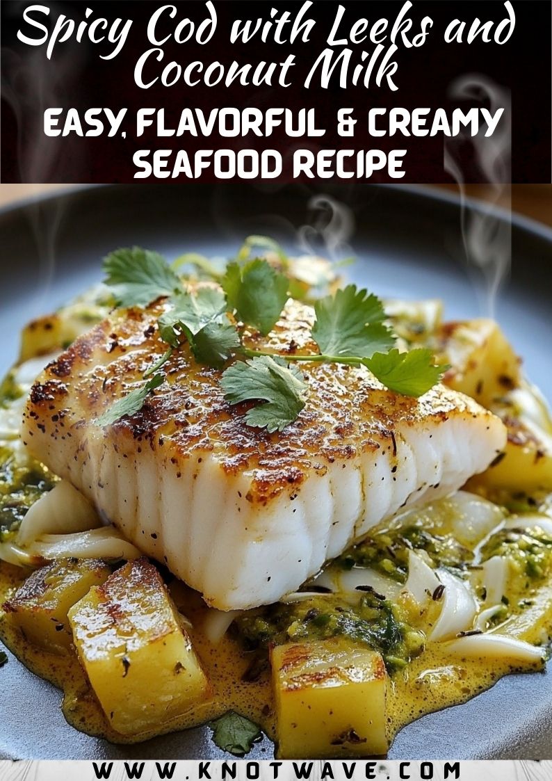 Spicy Cod with Leeks and Coconut Milk
